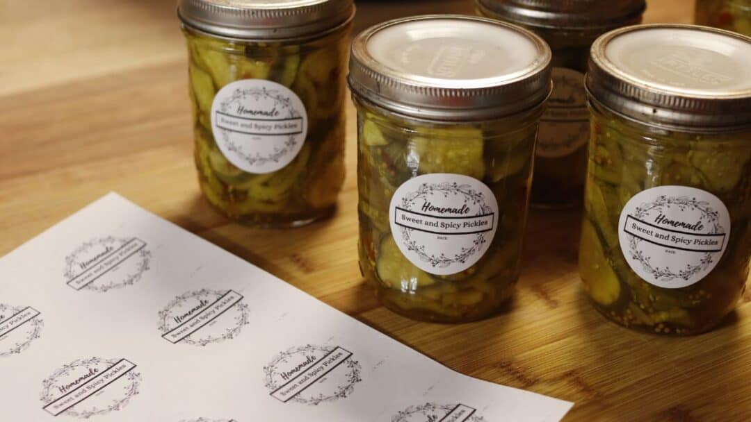 Homemade Sweet and Spicy Pickles - a canning recipe - Creative Simple ...