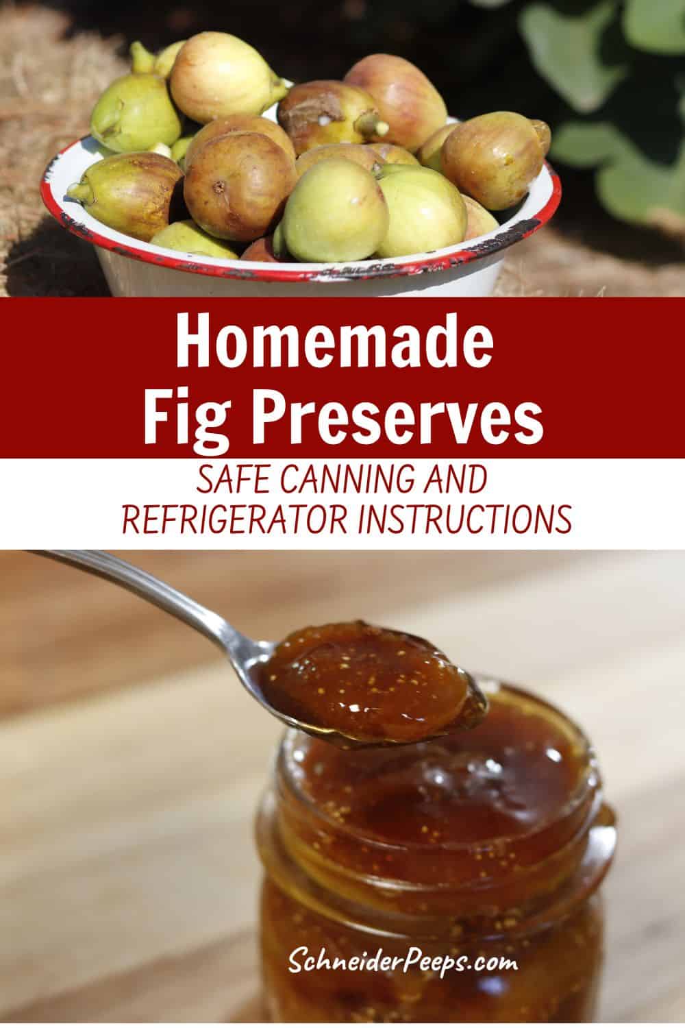 Homemade Fig Preserves (canning recipe with no pectin) - Creative Simple Living