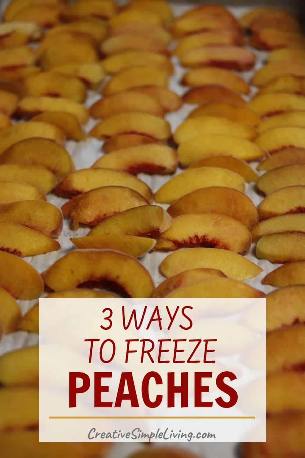 How to Freeze Peaches: 2 Simple Ways to Preserve Summer Flavor